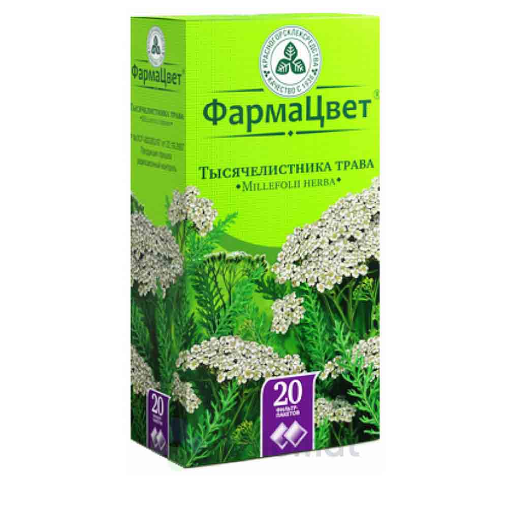 Купить Тысячелистника трава ф/п 1,5г №20 на Salomat.tj
